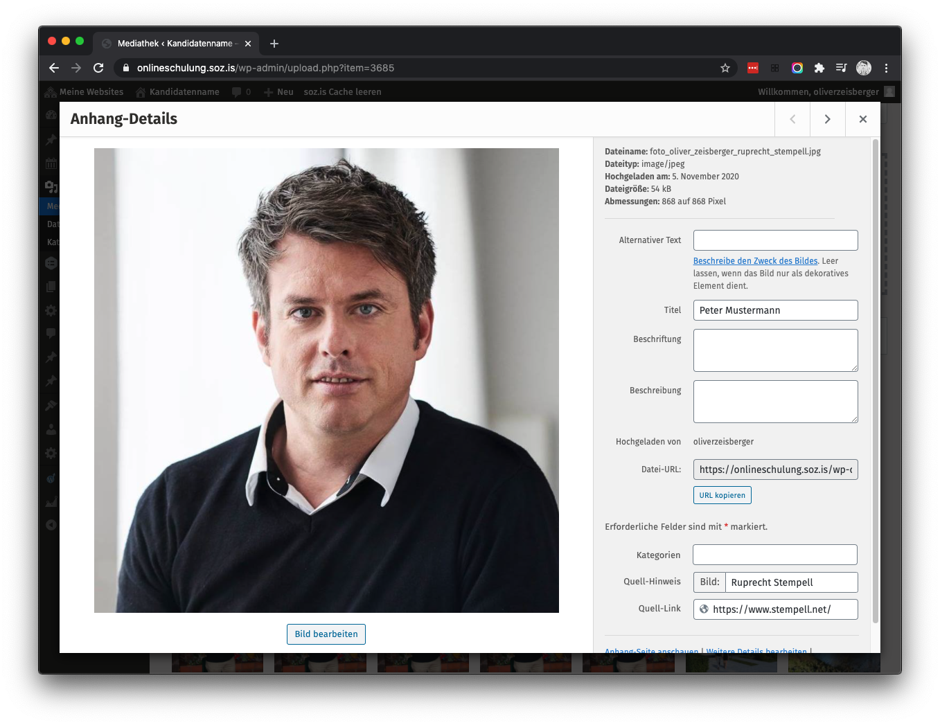 Wie kann ich die Quelle von Bildern angeben? – soz.is Hilfe